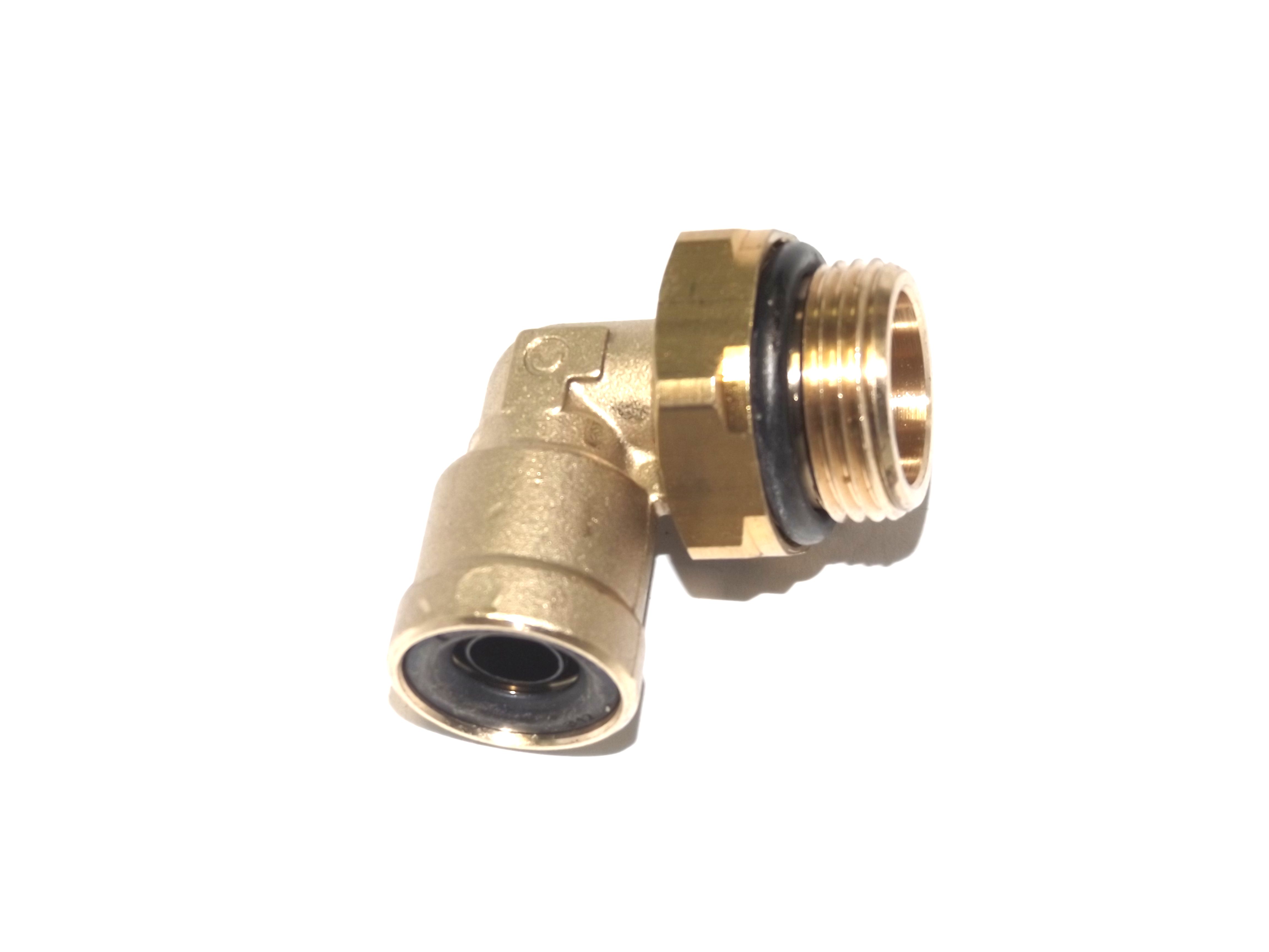 Фитинг угловой 12-М22*1.5 Camozzi 9502/D6502 (латунь) - 9502